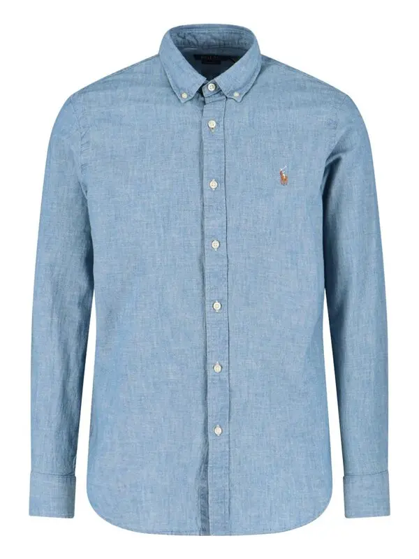 Polo Ralph Lauren 100% Cotton Polo Shirt - Blue