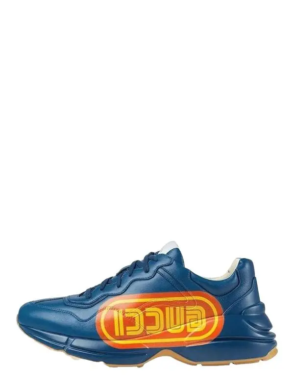 Gucci Rhyton Print Sneakers - Blue