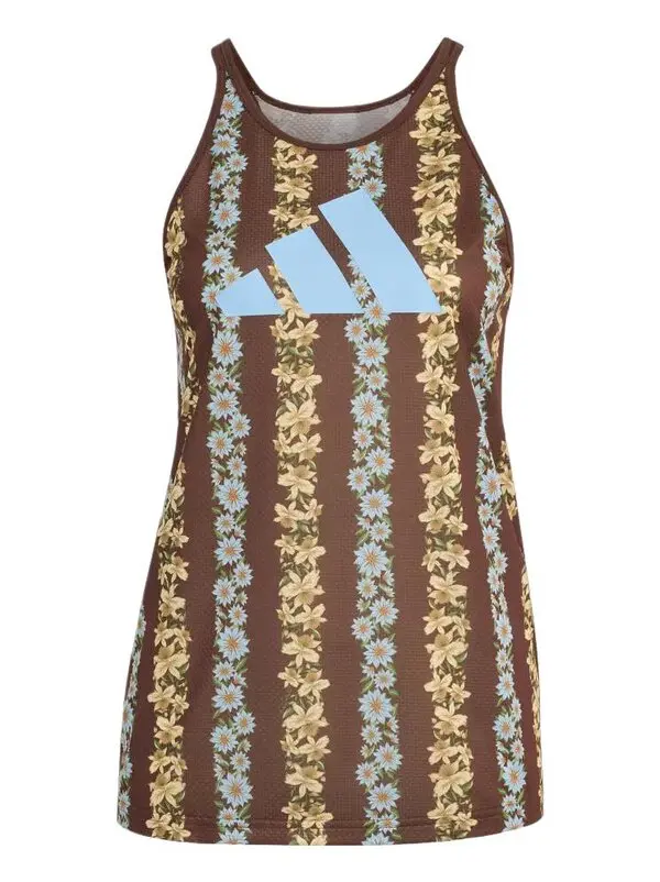 Adidas X Farm Rio Training Tank Top - Auburn/clear Sky/multicolor