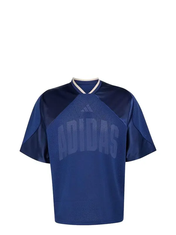 Adidas Stadium Graphic Mesh T-shirt - Dark Blue