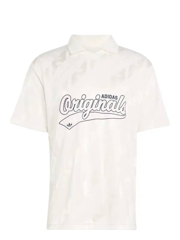 Adidas Jacquard Jersey Asia Sizing - Cloud White