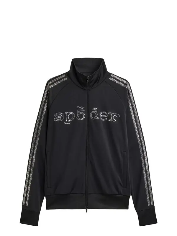 Adidas Sp5der Rhinestone Track Jacket - Black