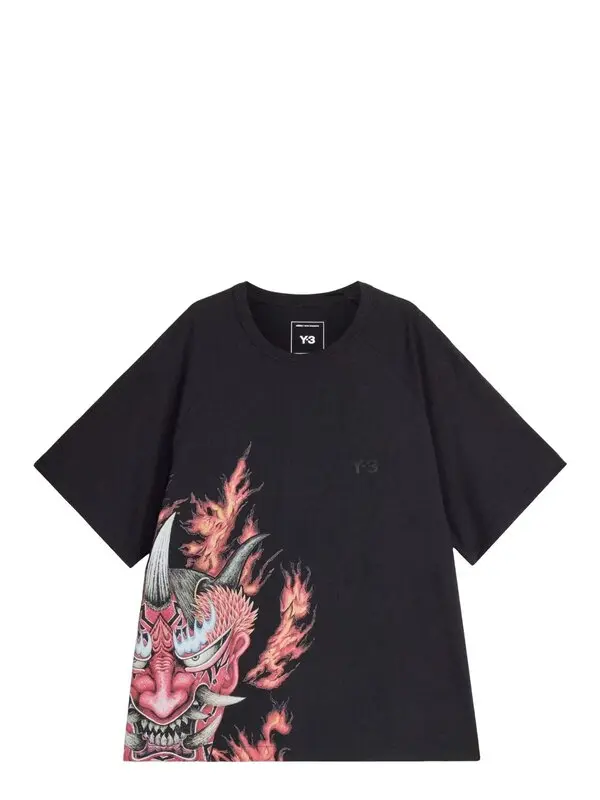 Adidas X Y-3 Graphic T-shirt Asia Sizing - Black