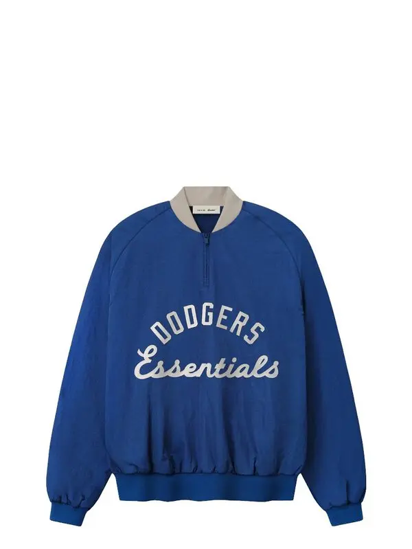 Fear Of God Dodgers Half Zip Pullover - Blue