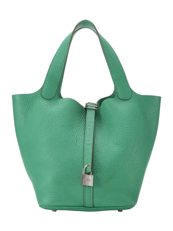 Hermès Clemence Picotin Lock 22 - Menthe