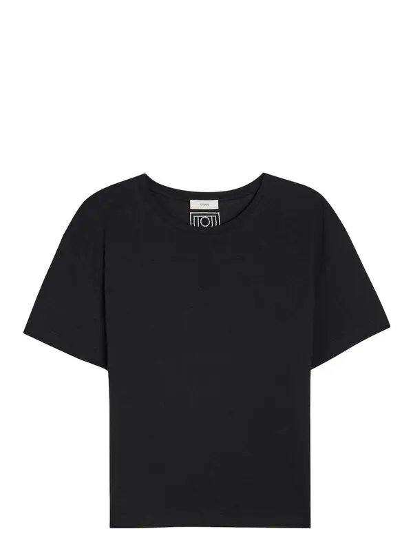 TOTEME Cotton T-shirt - Black