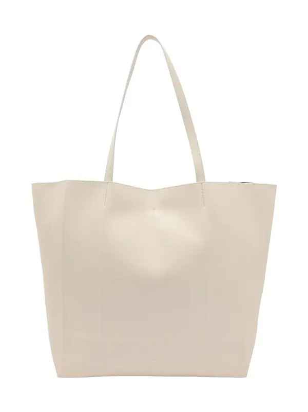 TOTEME Roam Leather Tote - Stone