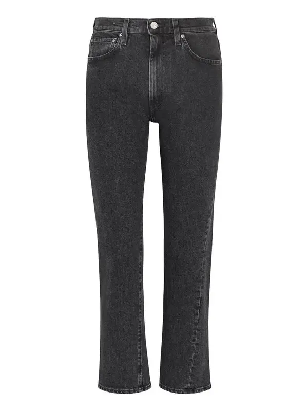 TOTEME Twisted Straight-leg Jeans - Grey