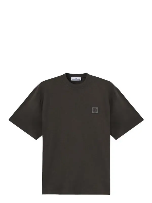 Stone Island Logo-patch T-shirt - Black