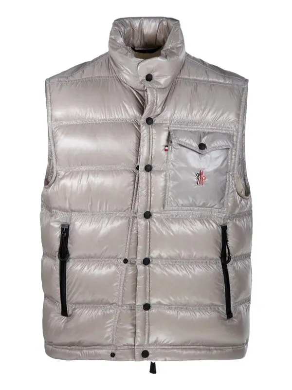 Moncler Nantu Down Gilet - Gray
