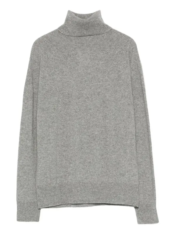 Emporio Armani Turtleneck Cashmere Sweater - Gray