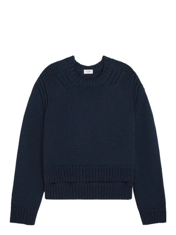 Celine Crewneck Sweater In Cotton - No