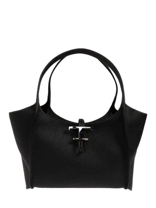 TOD'S Double-handled Handbag With Metal Fittings - Black