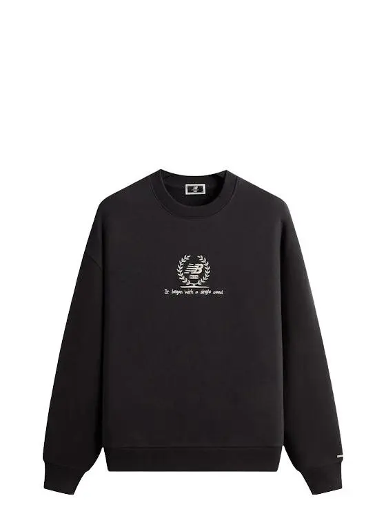 Kith X New Balance Laurel Nelson Crewneck Sweatshirt - Nightfall