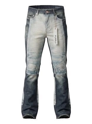 PURPLE BRAND Upside Down Bootcut Jeans - Blue