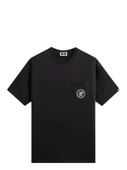Kith X New Balance Crest Pocket Tee Shirt - Black