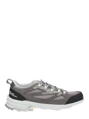 JACK WOLFSKIN Low-top Sneakers In Suede And Textile - Grey