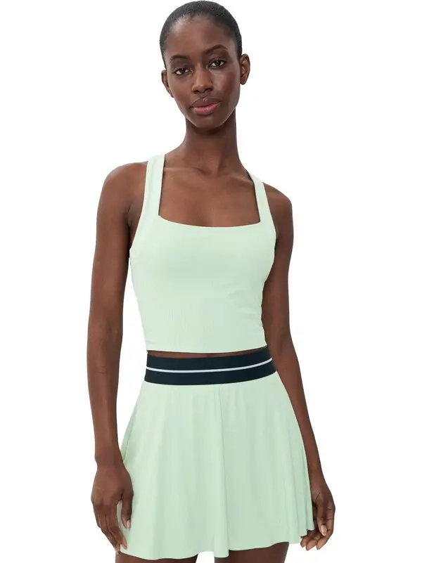 RHONE Lightspeed Court Longline Bra - Cool Mint