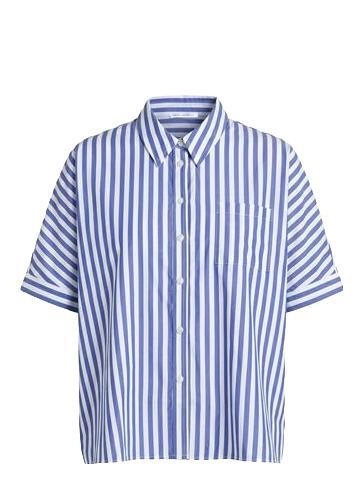True Religion Striped Cotton Shirt - Blue