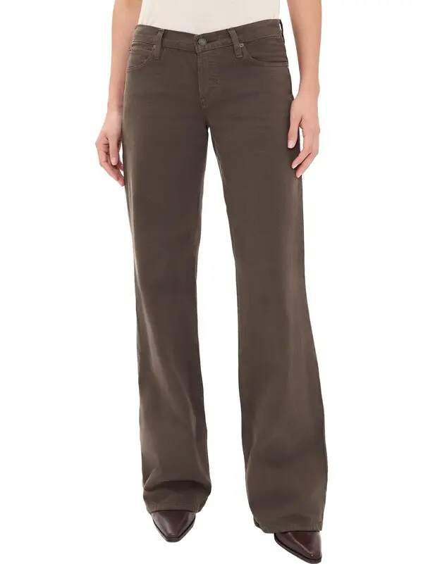 FRAME X Amelia Gray The Gray Jeans - Espresso