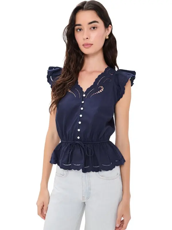 Rails Sandi Top - Navy