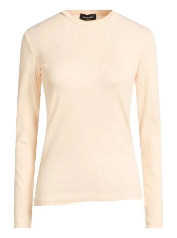 Fabiana Filippi Ribbed Jersey Long Sleeve Crewneck T-shirt - Beige
