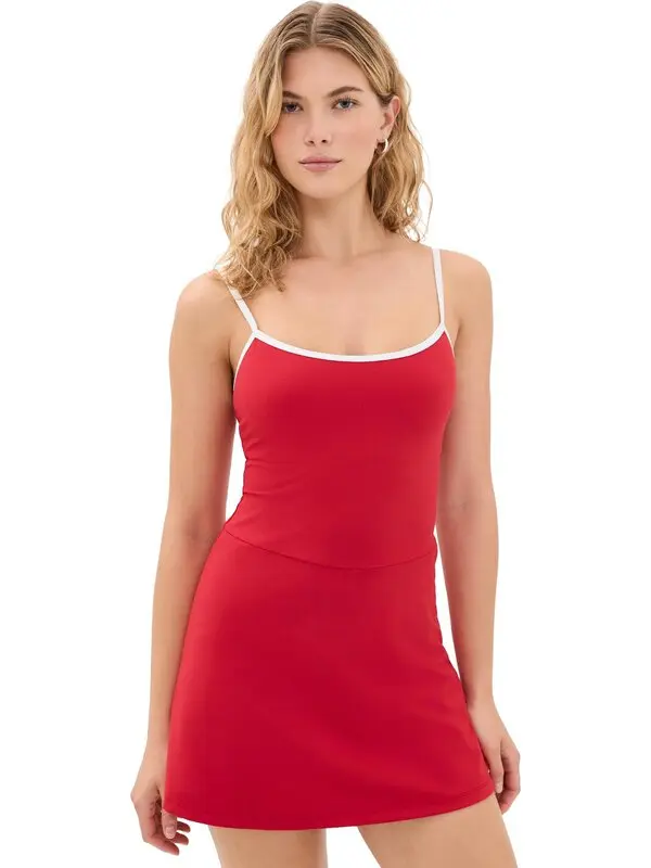 Year Of Ours Sport Court Dress - Cherry/white