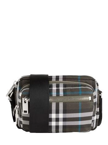 Burberry Camera Bag In Textile Fibers - Black