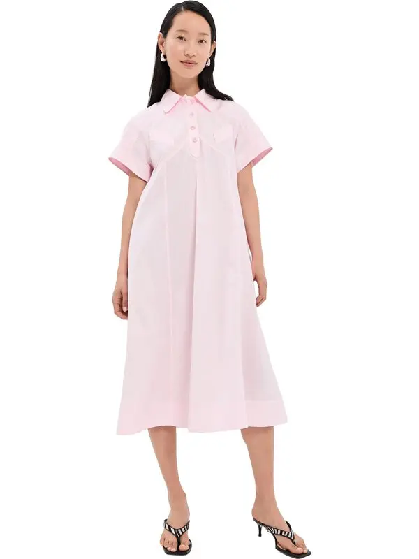 3.1 Phillip Lim Trapeze Midi Shirt Dress - Blush