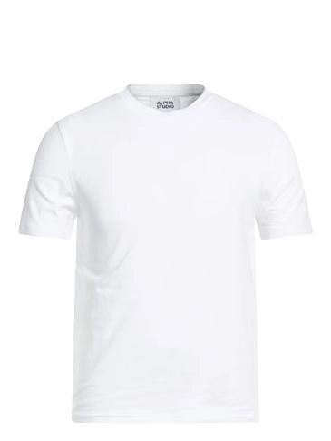 Alpha Studio T-shirt Size Cotton, Elastane - White