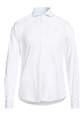 HARMONT & BLAINE Shirt Size Cotton, Elastane - White