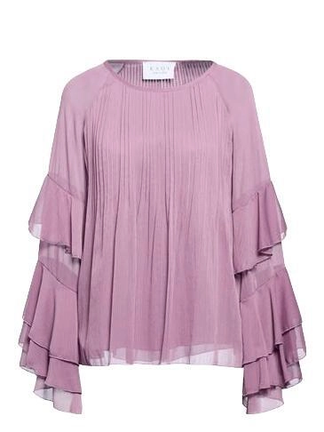 KAOS Long Sleeve Georgette Top - Mauve