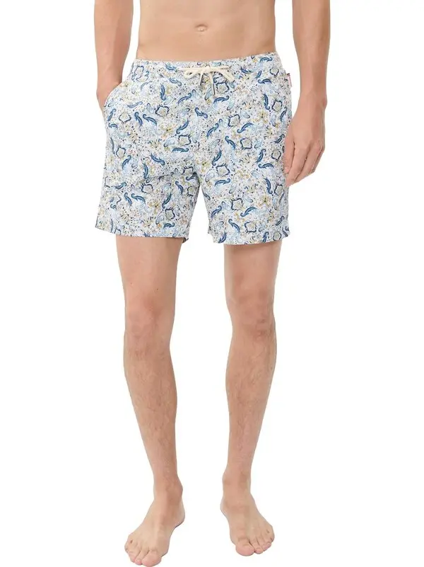 Orlebar Brown Bulldog Drawcord Fairground Paisley Swim Shorts - Multi/blue