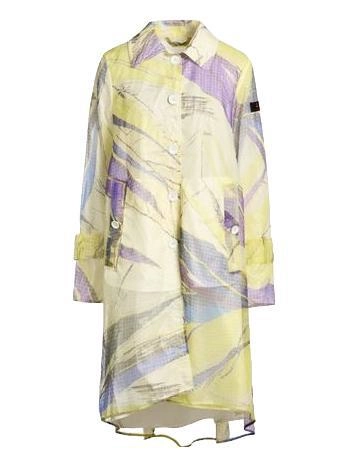 Peuterey Multicolor Polyamide Overcoat & Trench Coat - Yellow