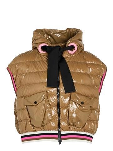 Herno Vest Polyamide - Camel