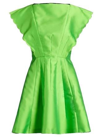 Philosophy Di Lorenzo Serafini Flared Mini Dress - Green