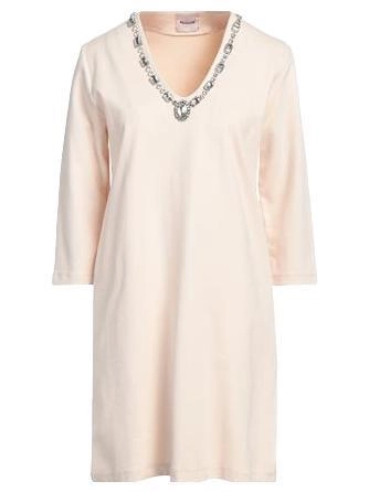 MARIUCCIA Mini Dress In Viscose, Polyamide, And Elastane - Beige