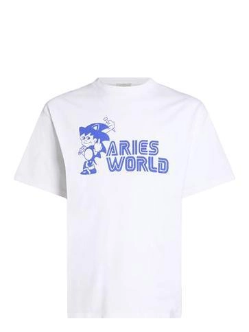 Aries T-shirt Size Cotton - White