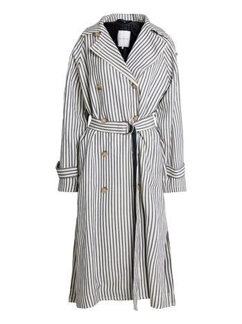 Tommy Hilfiger Viscose Trench Coat - Cream