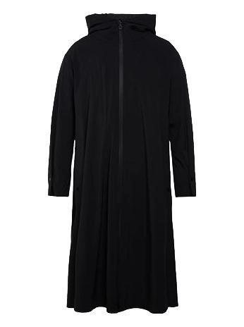 Peuterey Long Hooded Shell Coat - Black