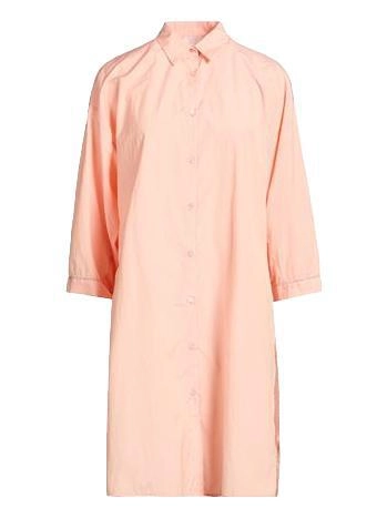 Peserico Long Cotton Polyester Poplin Shirt - Salmon Pink