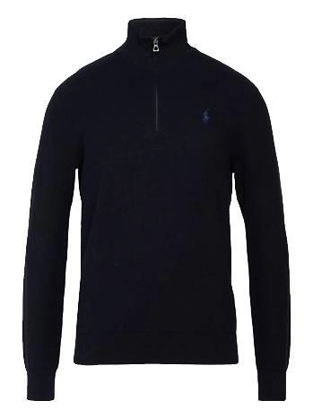 Polo Ralph Lauren Cotton Half-zip Sweater - Navy
