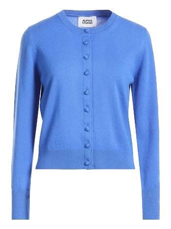 Alpha Studio Wool Cardigan - Azure