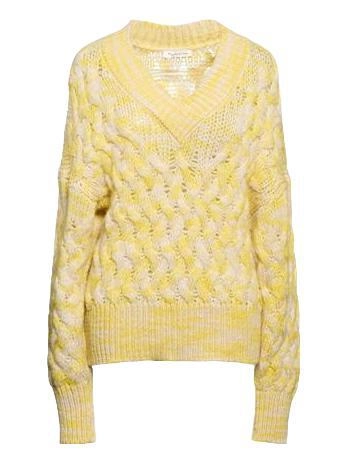 MANILA GRACE Wool And Polyamide Sweater - Yellow
