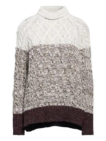 MOORER Light Wool, Cashmere, And Polyester Turtleneck Sweater - Grey