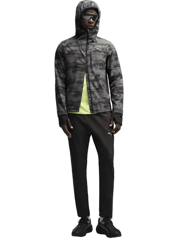 PUMA Windcell Wind Resistant Running Pants - Black
