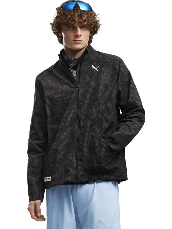 PUMA Brightstride Windcell Running Jacket - Black