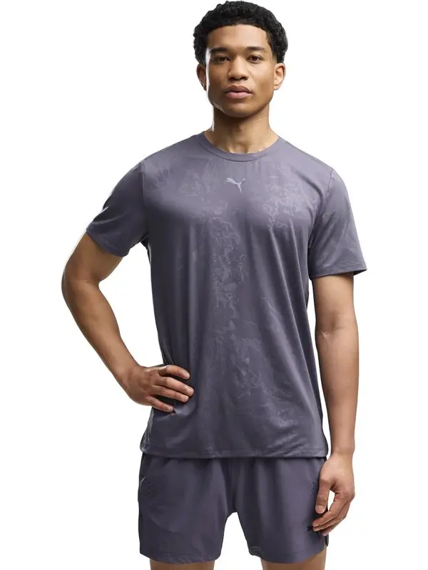 PUMA Cloudspun Ultra Soft Embossed Training T-shirt - Gray