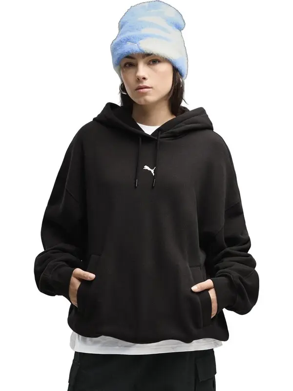 PUMA Essentials Oversized Hoodie - Black
