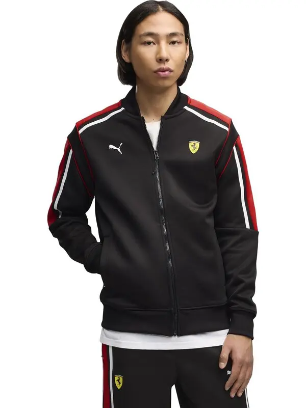 PUMA Scuderia Ferrari T7 Track Jacket - Black